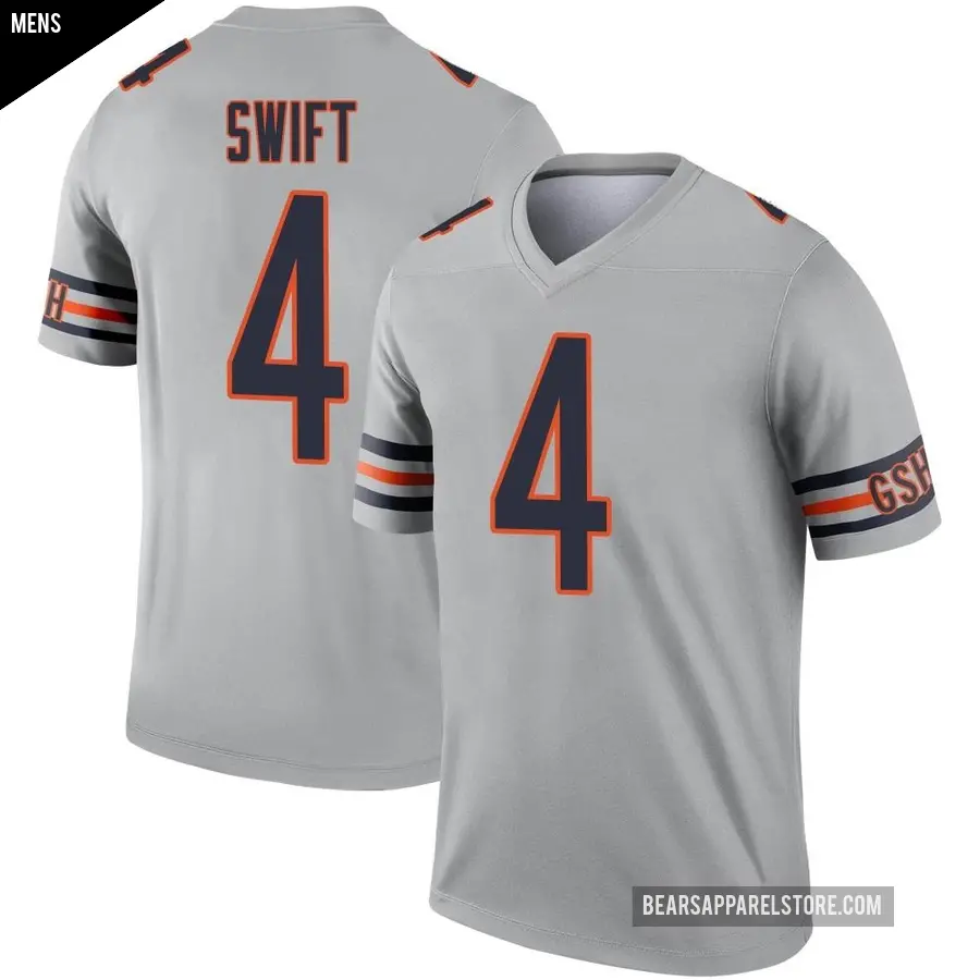 D'Andre Swift Jersey, Legend, Game, Limited, Elite Jerseys - Bears Store