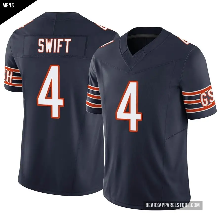 D'Andre Swift Jersey, Legend, Game, Limited, Elite Jerseys - Bears Store