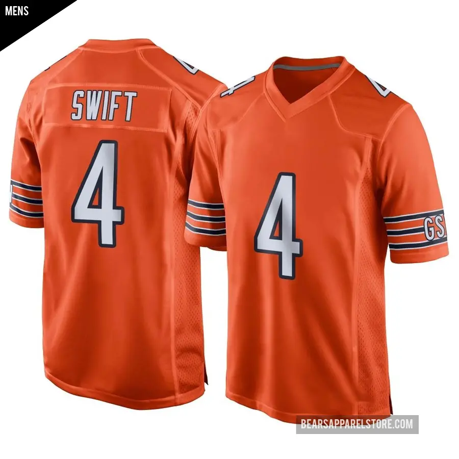D'Andre Swift Jersey, Legend, Game, Limited, Elite Jerseys - Bears Store