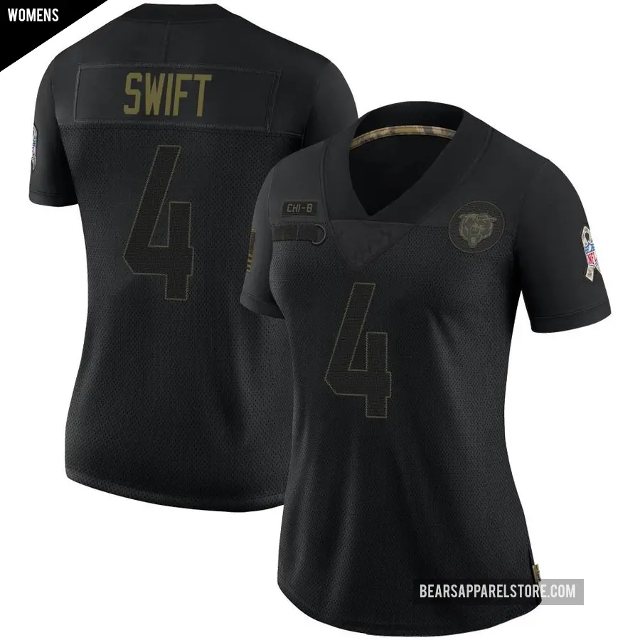 D'Andre Swift Jersey, Legend, Game, Limited, Elite Jerseys - Bears Store