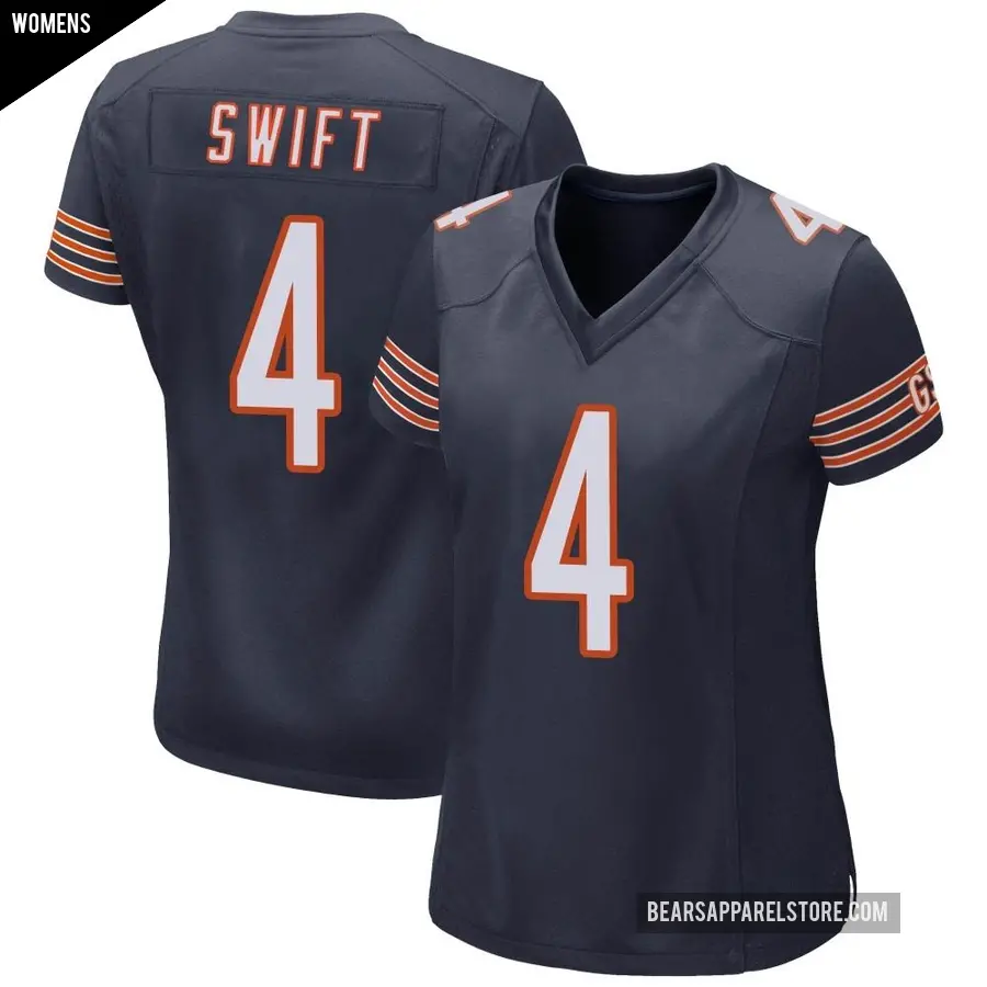 D'Andre Swift Jersey, Legend, Game, Limited, Elite Jerseys - Bears Store