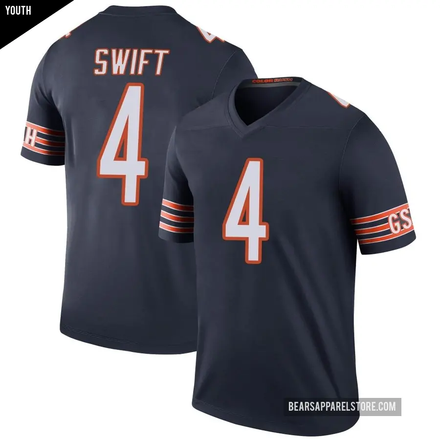 D'Andre Swift Jersey, Legend, Game, Limited, Elite Jerseys - Bears Store